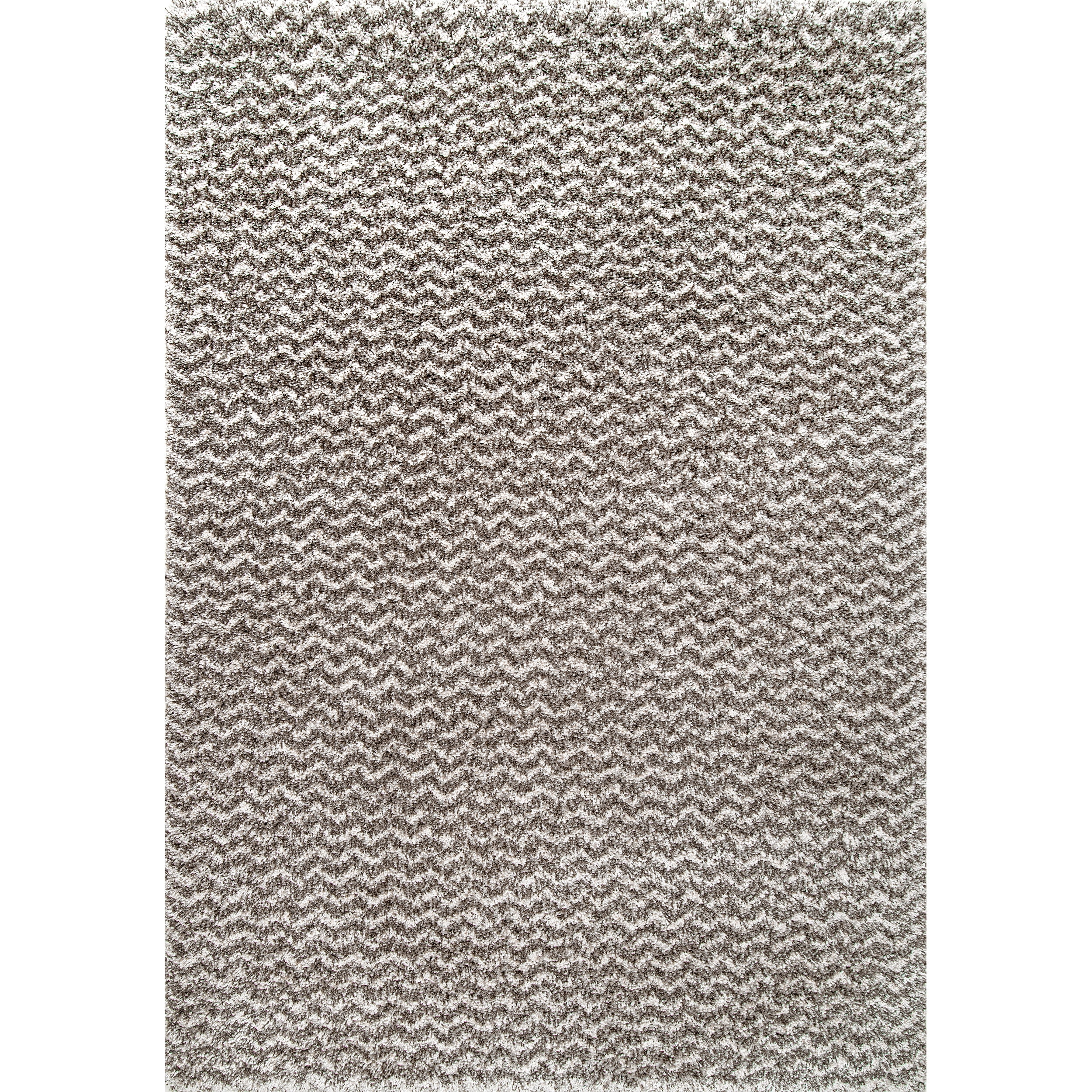 nuLOOM Cuellar Chevron Shag Area Rug, 5' x 8', Dark Gray - Walmart.com