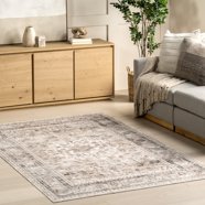 "nuLOOM Konya Vintage Floral Medallion Flatweave Pink Area Rug, 7' 6 ...