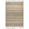 nuLOOM Elenora Wool and Jute Textured Diamond Aztec Braided Tassel Area ...