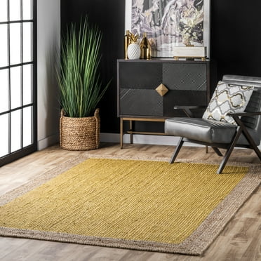 nuLOOM Handwoven Ashli Solid Jute Area Rug - Walmart.com