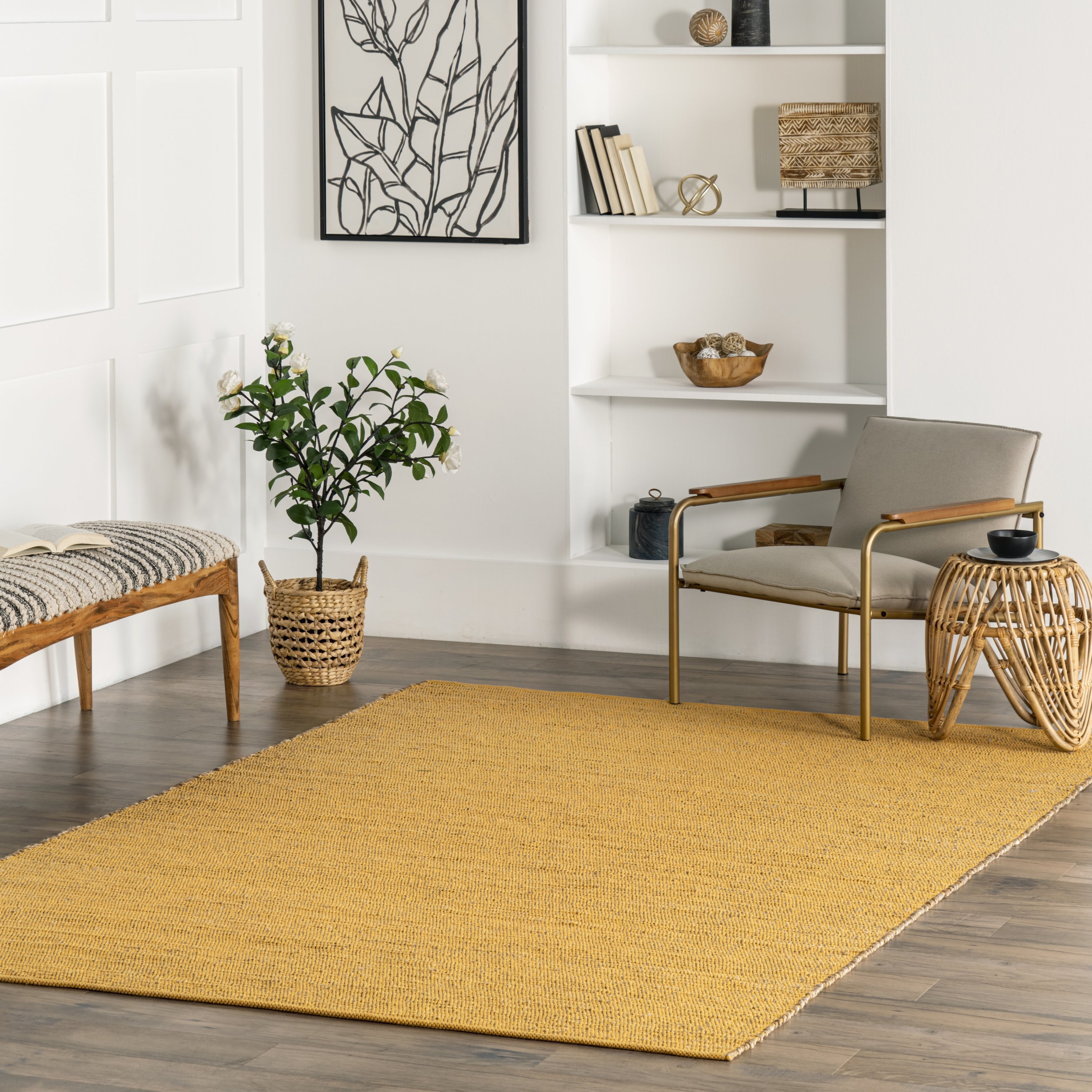 Mohawk Home Francesca Farmhouse Area Rug, Cream, 8' x 10' - Walmart.com