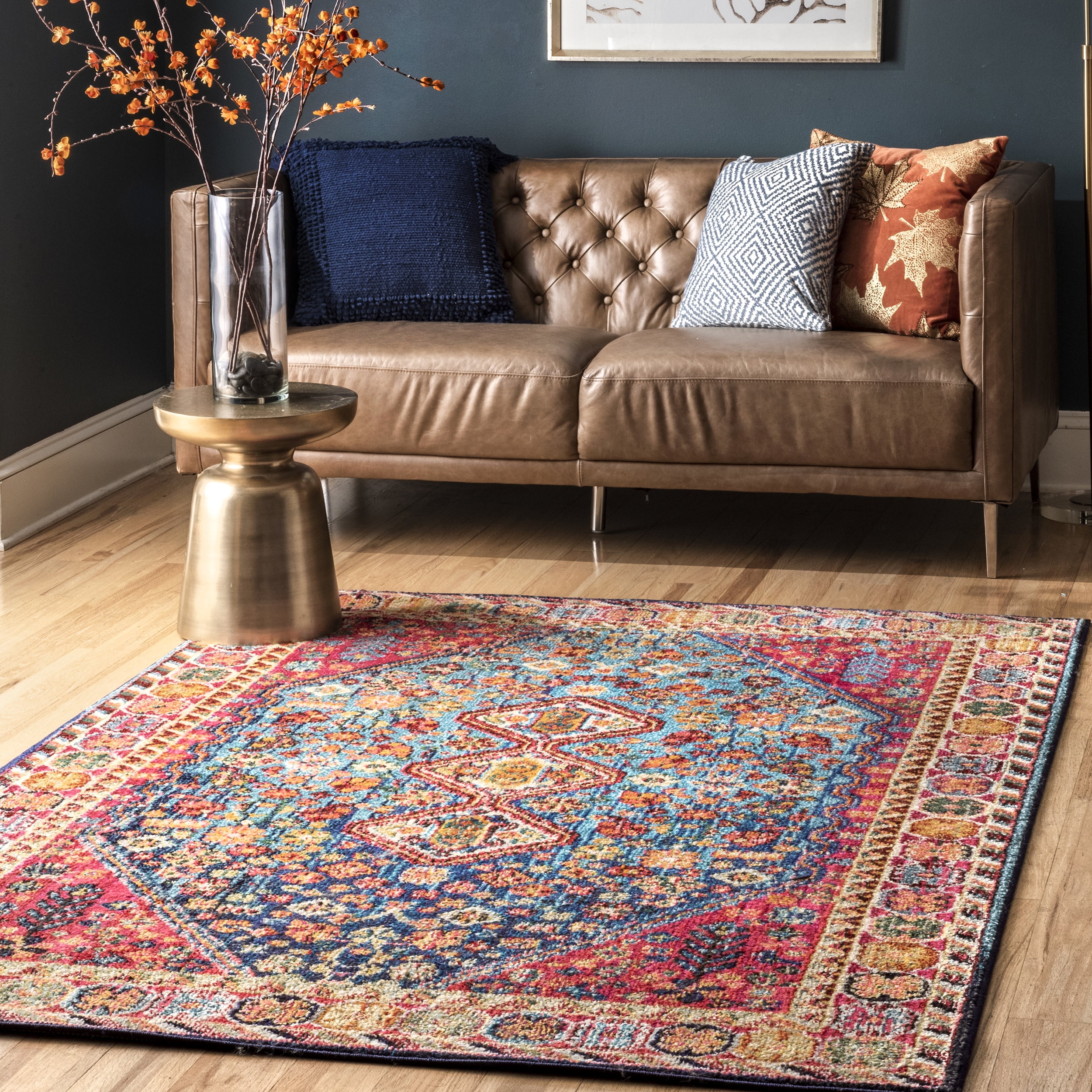 nuLOOM Erline Colorful Bohemian Area Rug, 10' x 14', Multi - Walmart.com