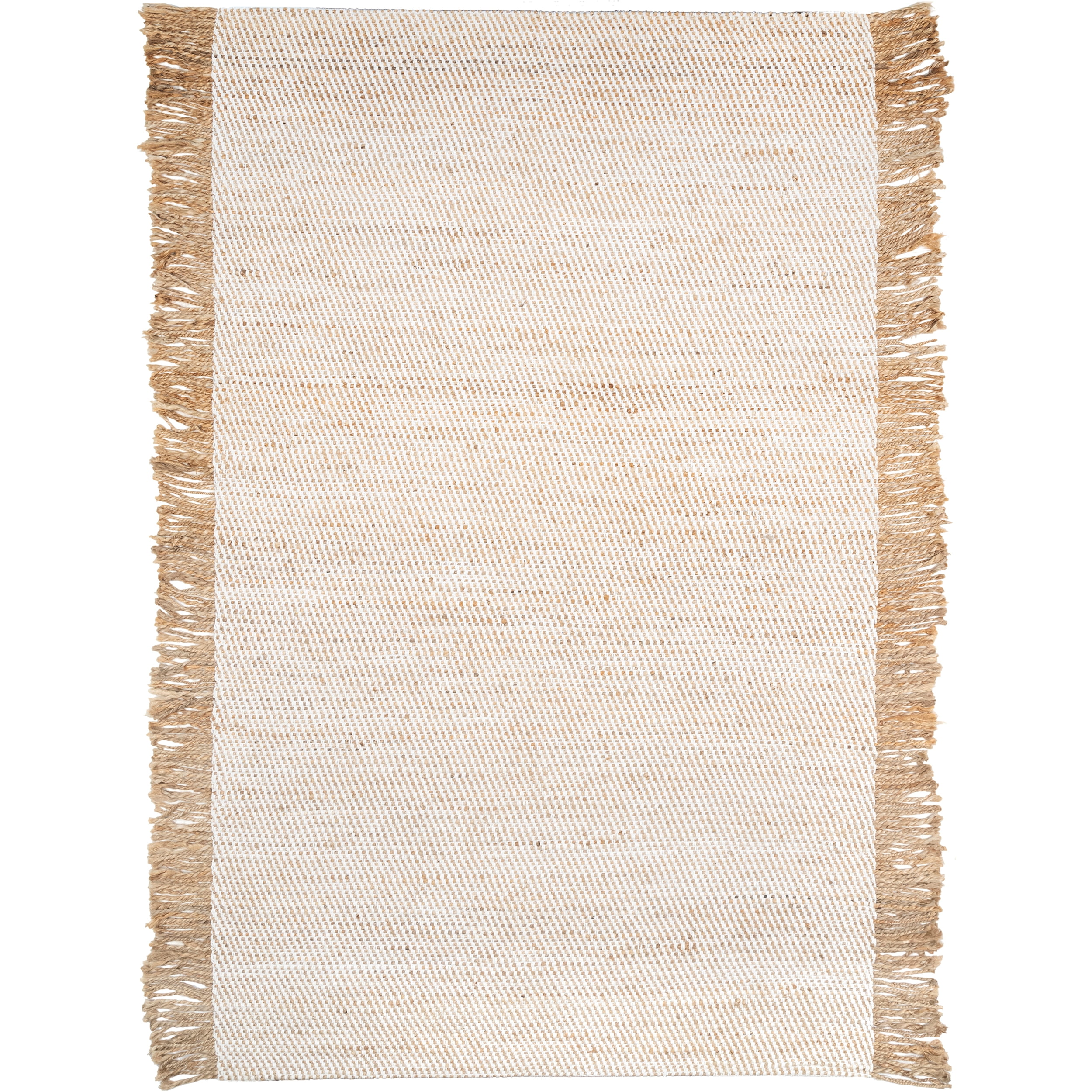 nuLOOM Flatweave Natural Fiber Fenella Area Rug, 5' x 8', Natural ...