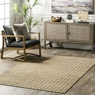 nuLOOM Rosanna Southwestern Symbols Jute Area Rug, 4' x 6', Natural ...