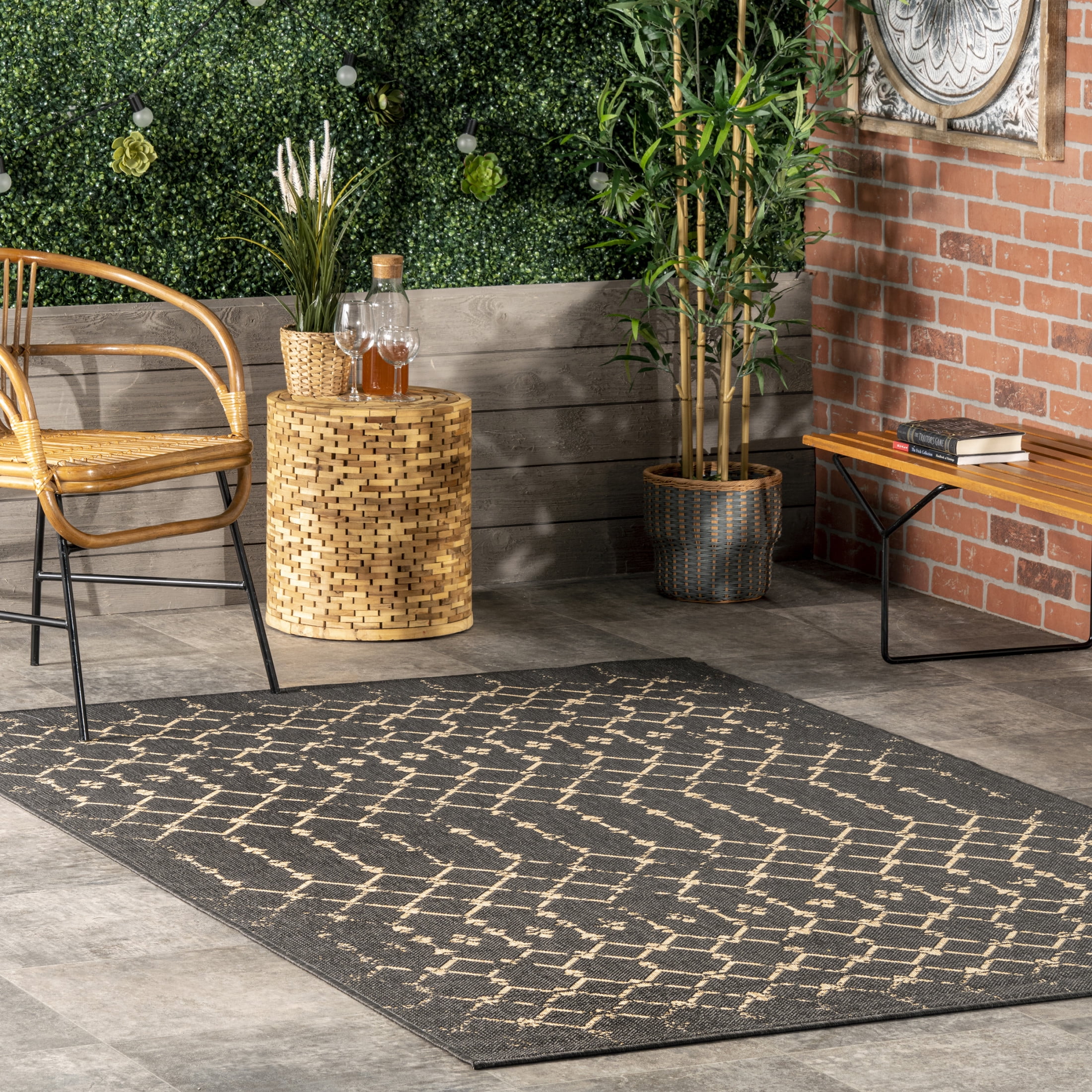 nuLOOM Grayson Moroccan Trellis Indoor/Outdoor Area Rug, 8' x 10 ...
