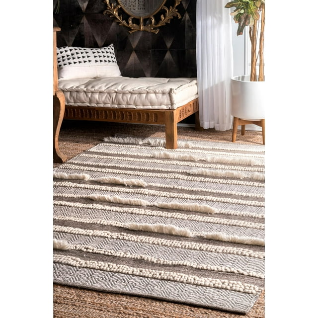 nuLOOM Hand Loomed Chevron Liles Rug Area Rug - Walmart.com