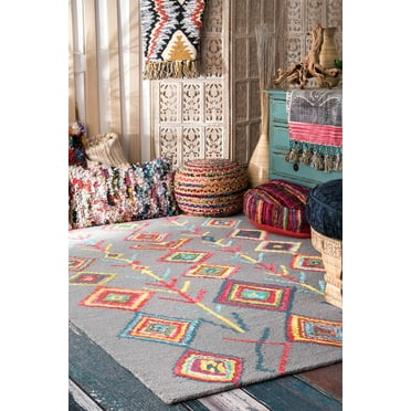 nuLOOM Hand-Woven and Tufted Ambrose Area Rug - Walmart.com