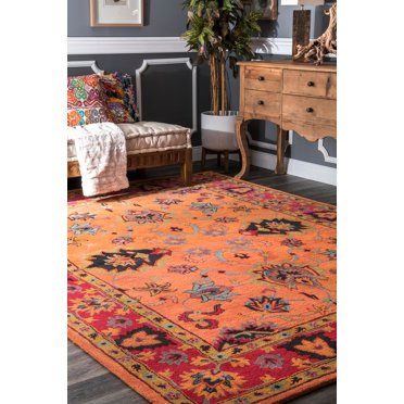 Mohawk Home New Wave Whinston Multi Printed Area Rug, 6'x9', Teal ...