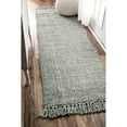 nuLOOM Hand Woven Chunky Loop Jute Area Rug - Walmart.com