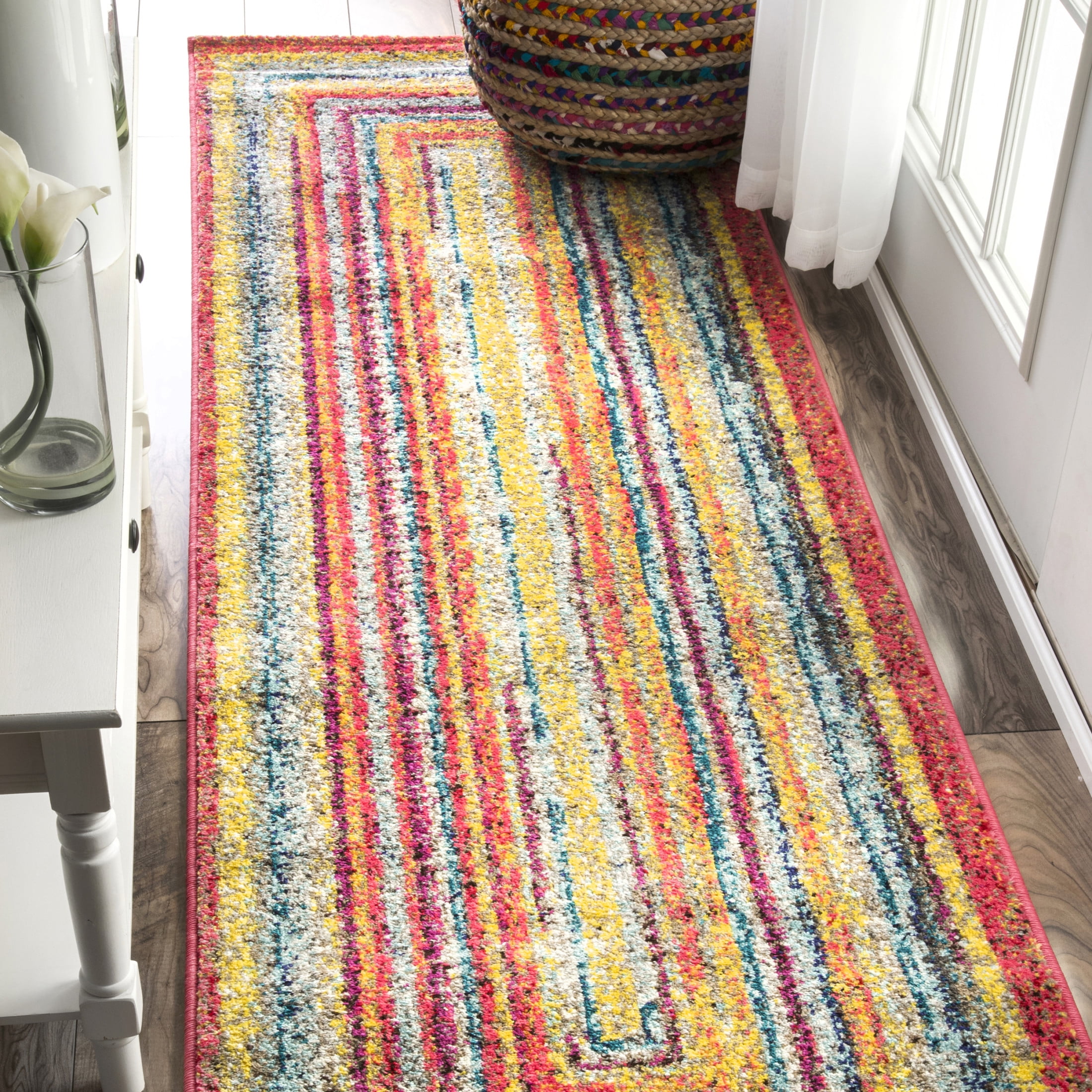 nuLOOM Hargis Labyrinth Area Rug, 2' 6" x 10', Runner, Hargis ...