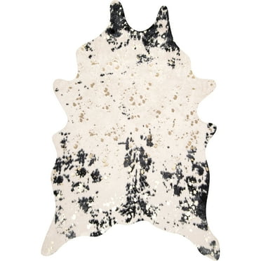 Lochas Faux Cowhide Rug Cow Print Area Rug for Bedroom Living Room Home ...