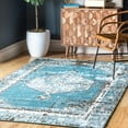 nuLOOM Jemma Distressed Medallion Area Rug - Walmart.com