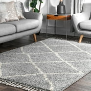 Better Homes & Gardens Spice Grid Area Rug, Red, 5' x 7' - Walmart.com