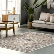 nuLOOM Konya Vintage Floral Medallion Flatweave Area Rug, 7' 6" x 9' 10 ...