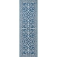 nuLOOM Kathleen Krem Indoor/Outdoor Runner Rug, 2' x 8', Blue - Walmart.com