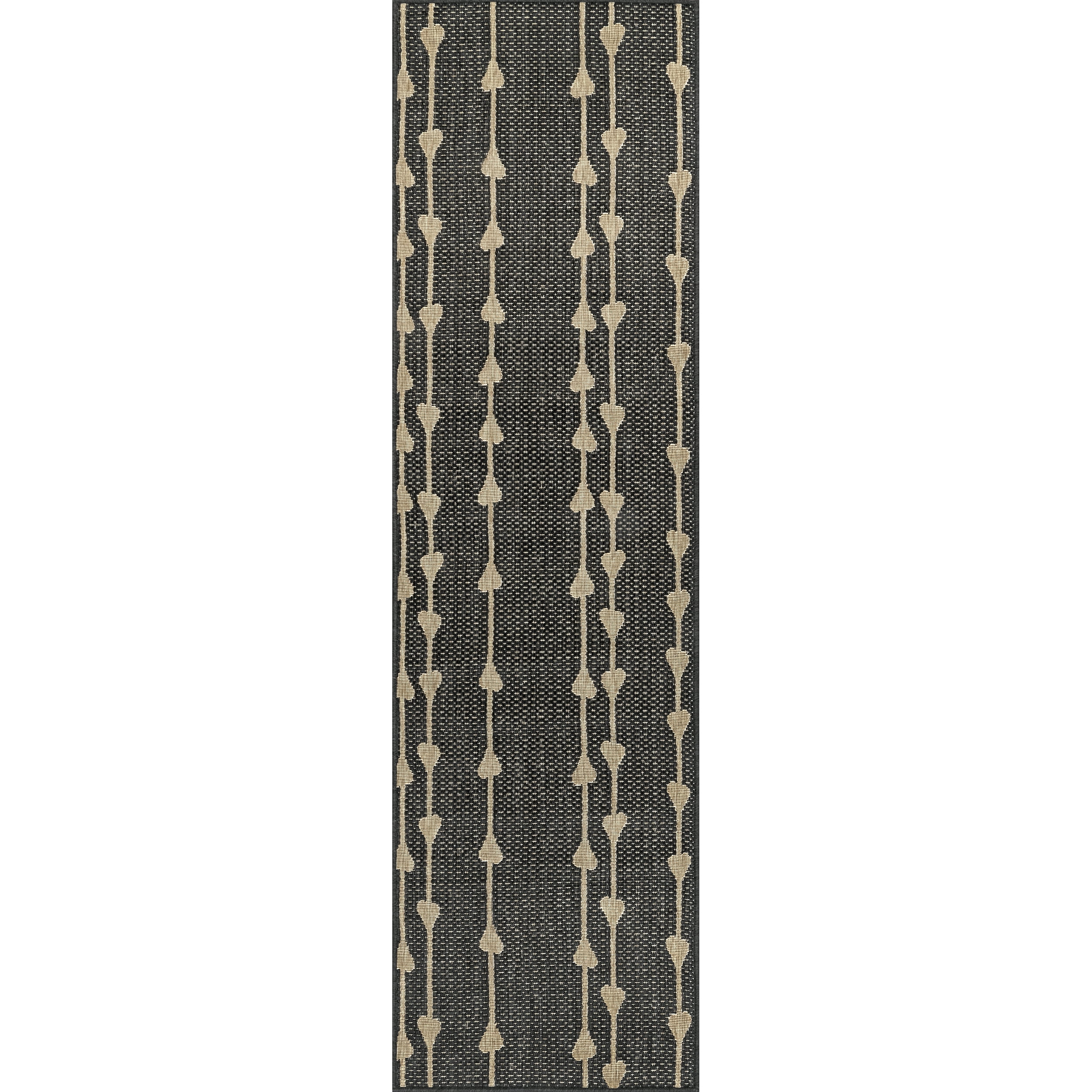 nuLOOM Kiernan Vertical Teardrop Stripe Indoor/Outdoor Patio Carpet, 2 ...