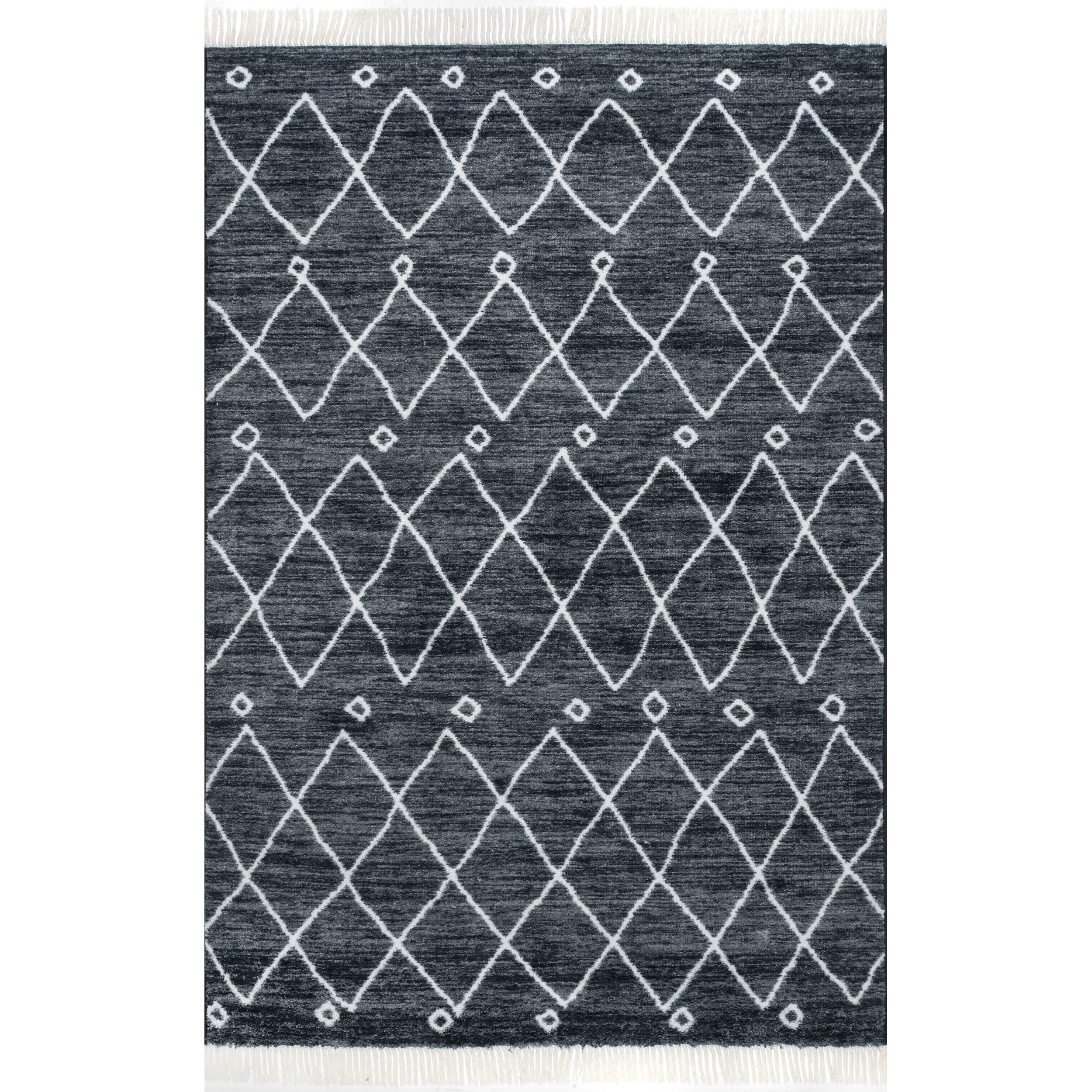 nuLOOM Krystal Trellis Area Rug, 6' 7" x 9', Navy - Walmart.com