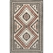 nuLOOM Vanesa Transitional Medallion Fringe Area Rug, 8' x 10', Rust ...