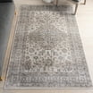 nuLOOM Devika Vintage Traditional Medallion Area Rug, 4' x 6', Light ...