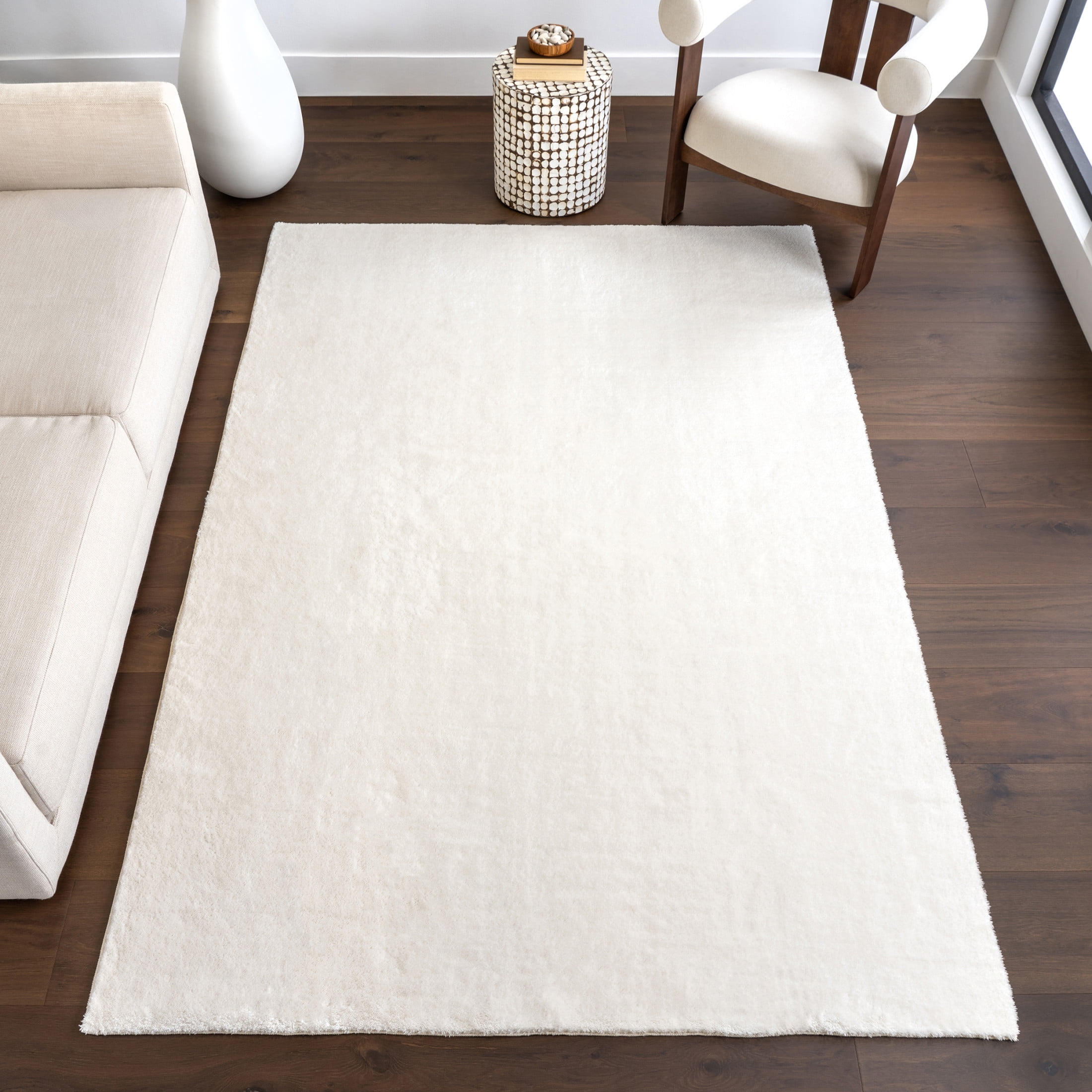 nuLOOM Loni SuperiorWash Solid Machine Washable Shag Area Rug, 6' x 9 ...