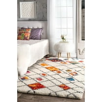nuLOOM Zebra Hand Tufted Plush Wool Area Rug, 5' x 8', Pink - Walmart.com