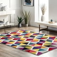 nuLOOM Maris Colorful Geometric Tiles Area Rug, 2' 6" x 5', Multi ...