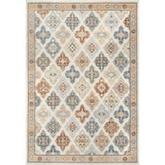 Home Dynamix Premium Aydin Traditional Diamond Floral Area Rug, Blue ...