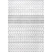 nuLOOM Romina Machine Washable Diamond Stripes Area Rug, 6' Round ...