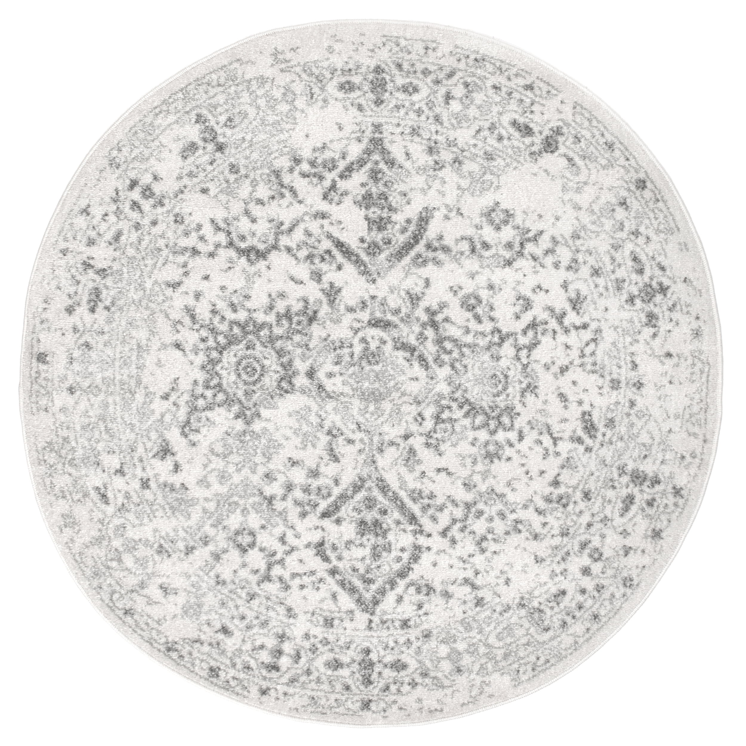 nuLOOM Odell Faded Vintage Ivory 8' Vintage Round Rug - Walmart.com