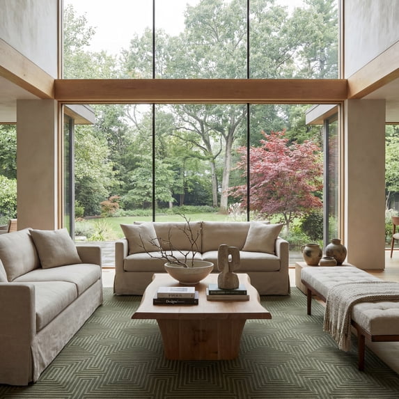nuLOOM Orielle Textured Geometric Area Rug, 7' 6" x 9' 8", Green ...