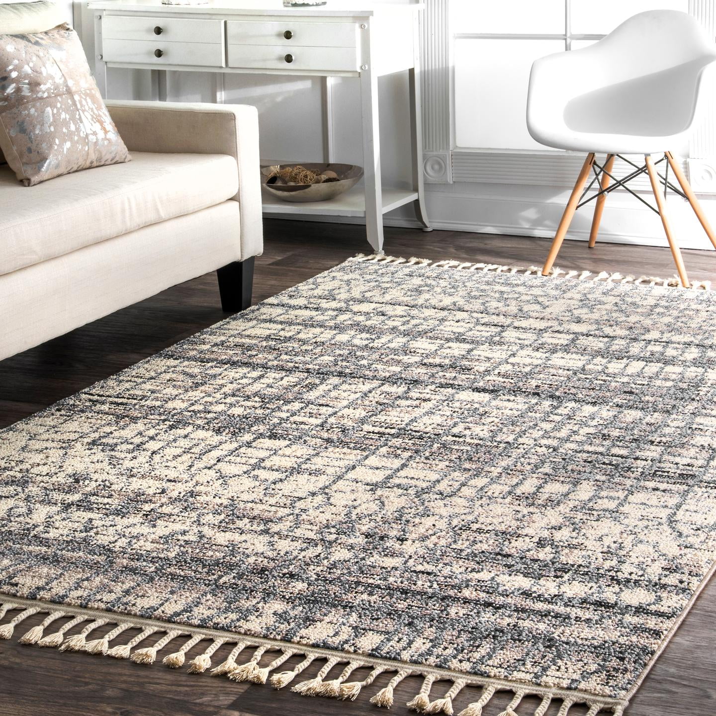 nuLOOM Pamela Moroccan Tassel Rug Area Rug - Walmart.com