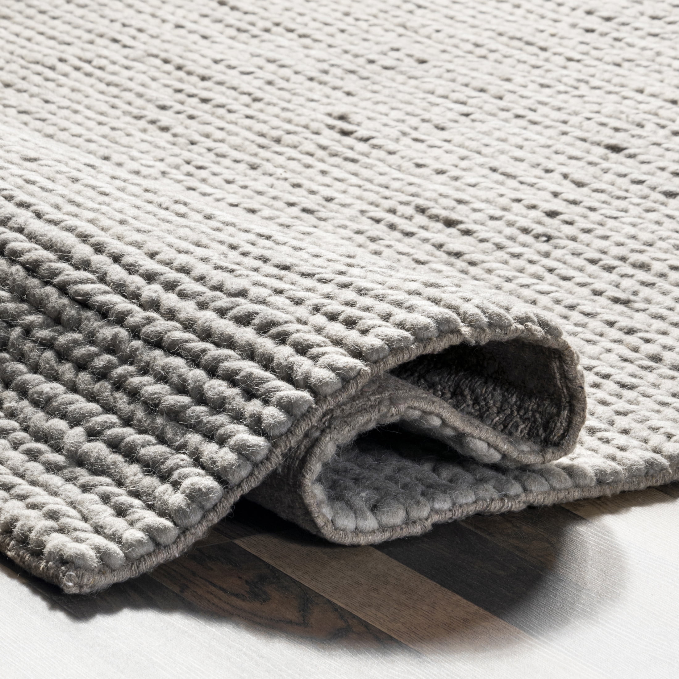 nuLOOM Penelope Braided Wool Area Rug, 2' 6" x 8', Runner, Penelope ...