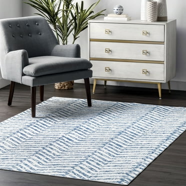 nuLOOM Cady Machine Washable Transitional Area Rug, 4' x 6', Beige ...
