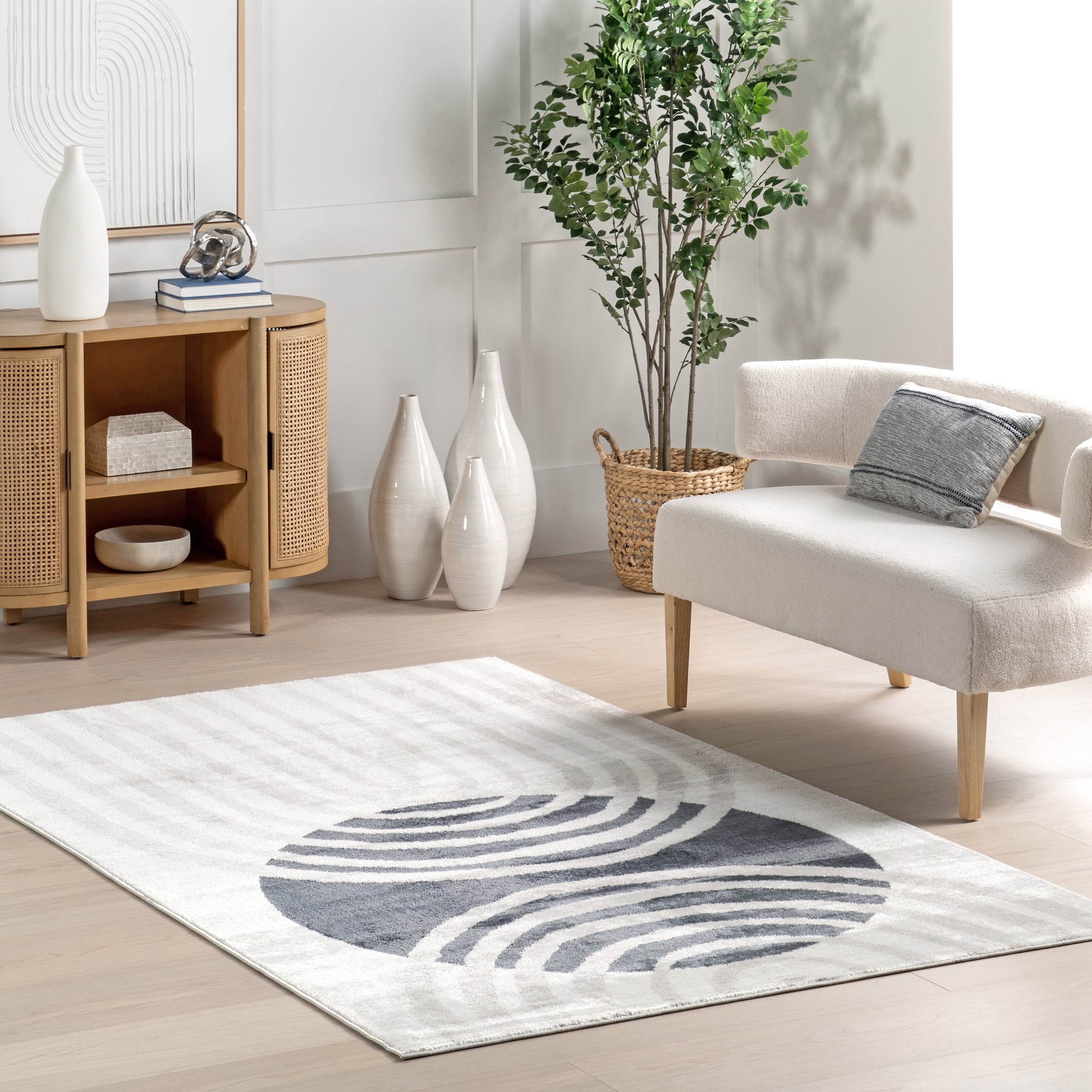 nuLOOM Shandra Abstract Sky Area Rug, 5' x 8', Blue - Walmart.com