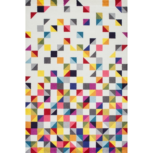 nuLOOM Takisha Triangle Geometric Area Rug, 8' x 10', Multi - Walmart.com