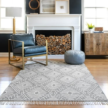 nuLOOM Nova Stripes Area Rug, 6' 7" x 9', Gray - Walmart.com