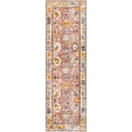 nuLOOM Konya Vintage Floral Medallion Flatweave Area Rug, 7' 6" x 9' 10 ...
