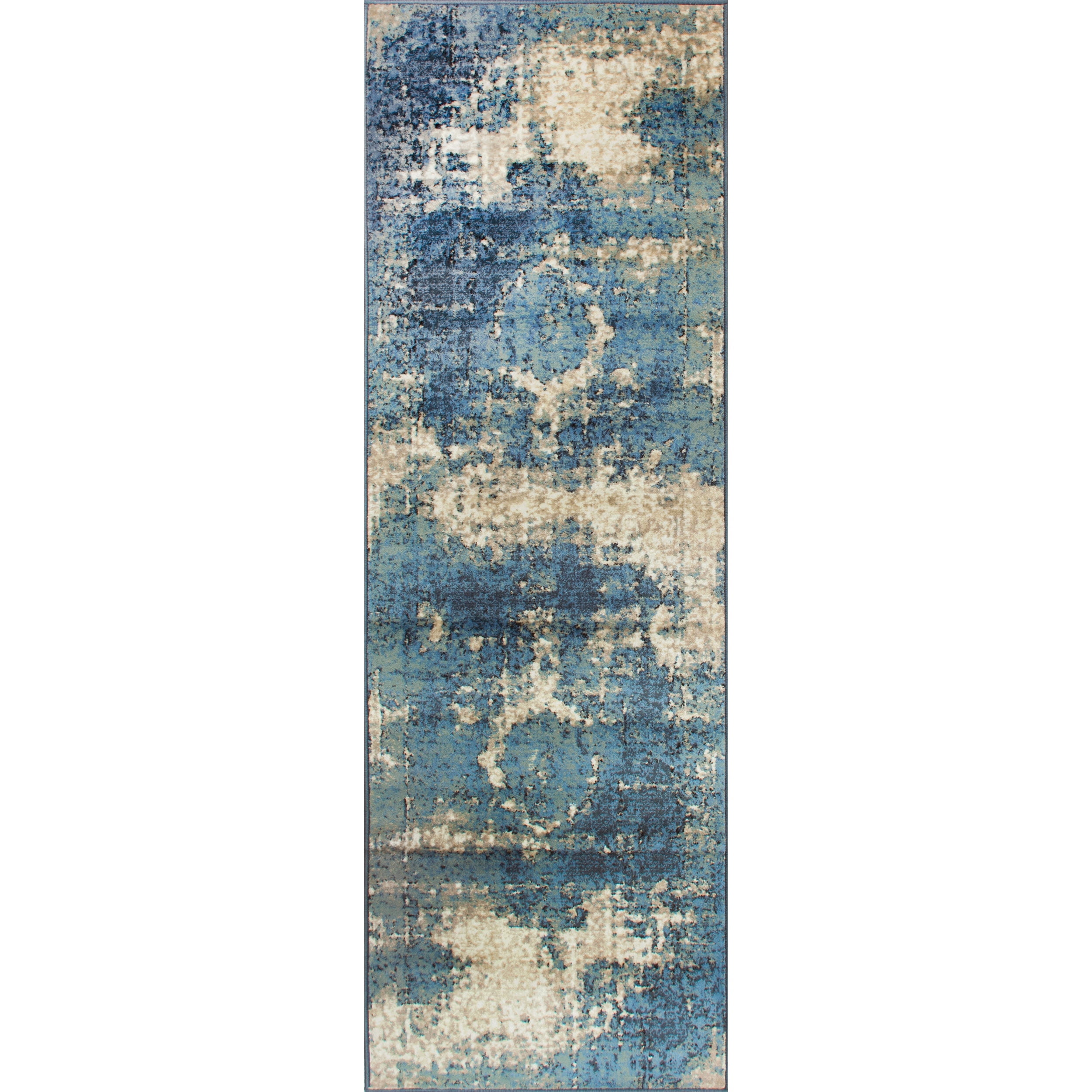 nuLOOM Vintage Lindsy Distressed Runner Rug, 2' 8" x 12', Blue ...