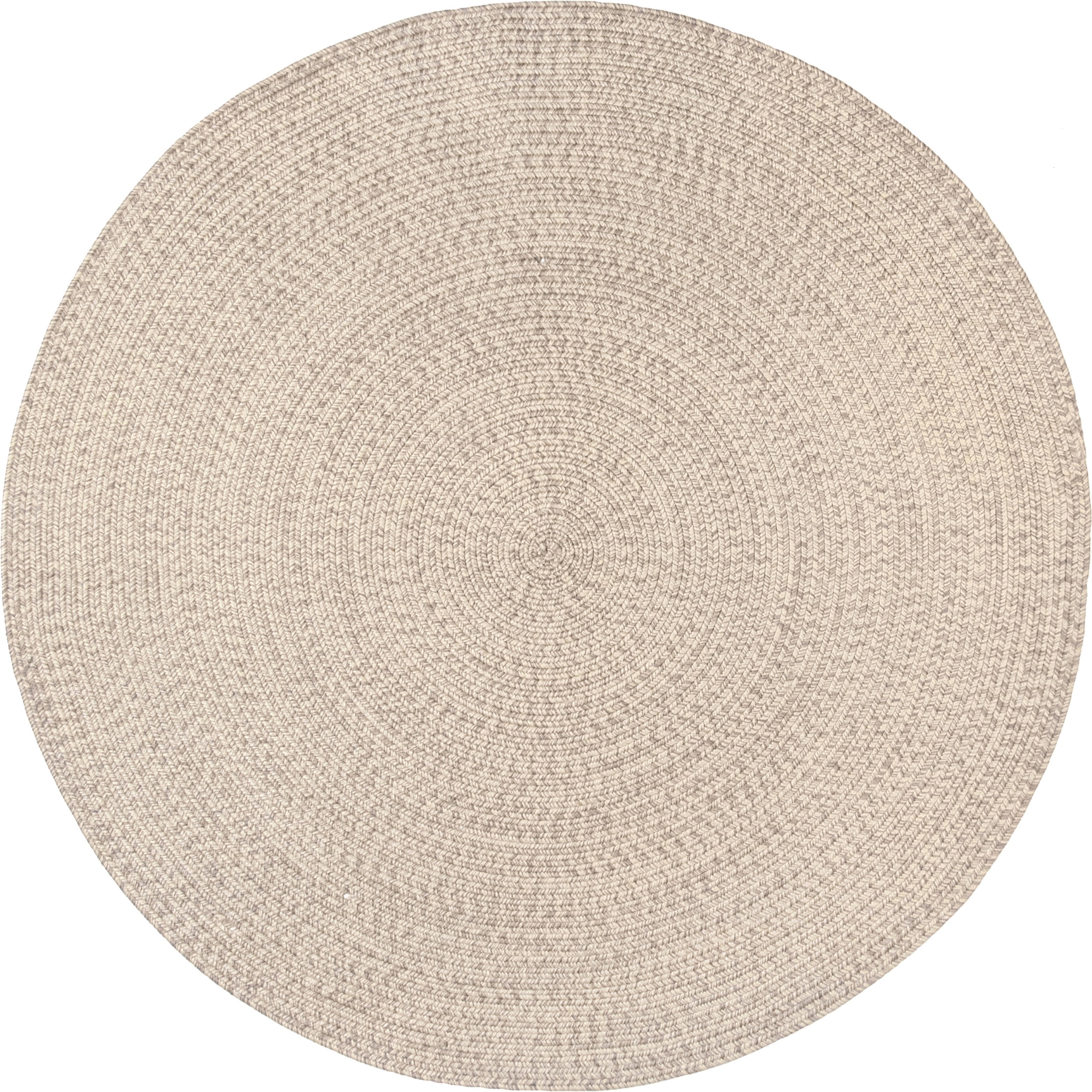nuLOOM Wynn Braided Indoor/Outdoor Tan 6' Casual Round Rug - Walmart.com