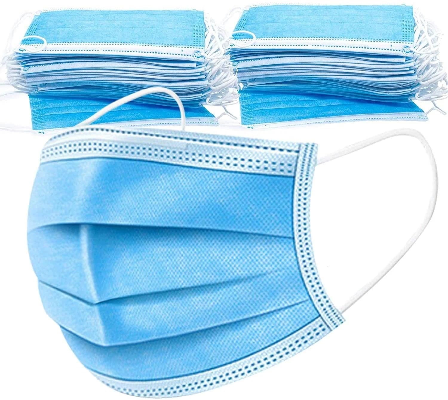nuSwift Disposable Face Masks 3-Ply Non-Medical (50 Pack) – Breathable ...