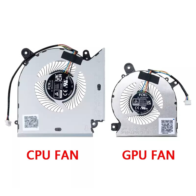 nuine Laptop Cooler CPU GPU Cooling Fan For MSI GF66 GL66 GF76 MS-1581 ...