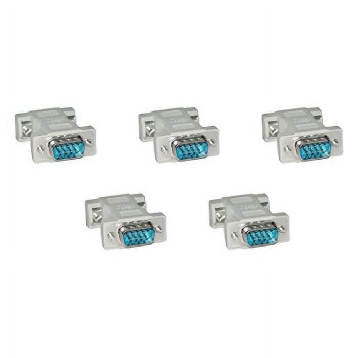 null modem adapter, db9 male to db9 female - 5 pack - Walmart.com