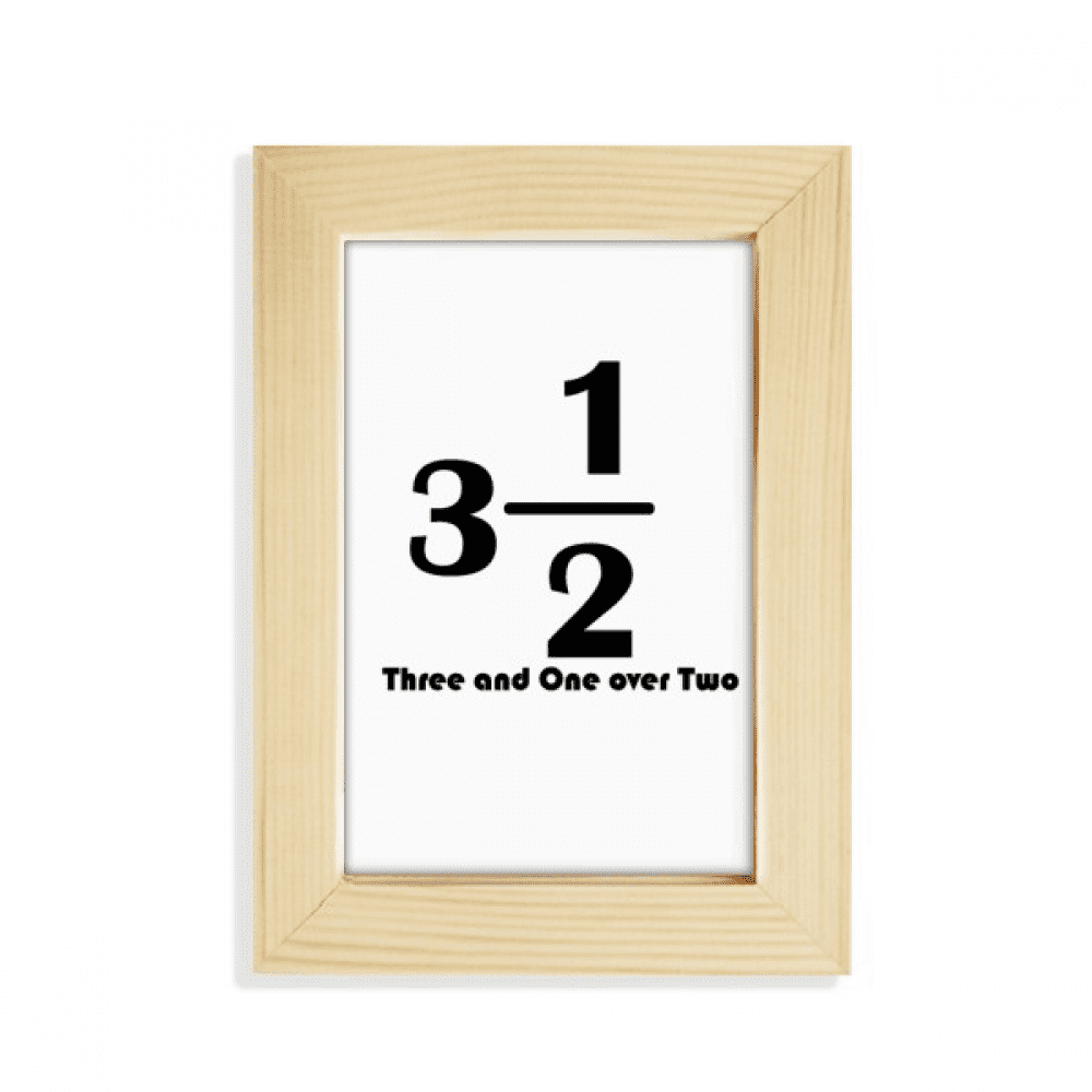 numerical three and over two desktop display photo frame picture art ...