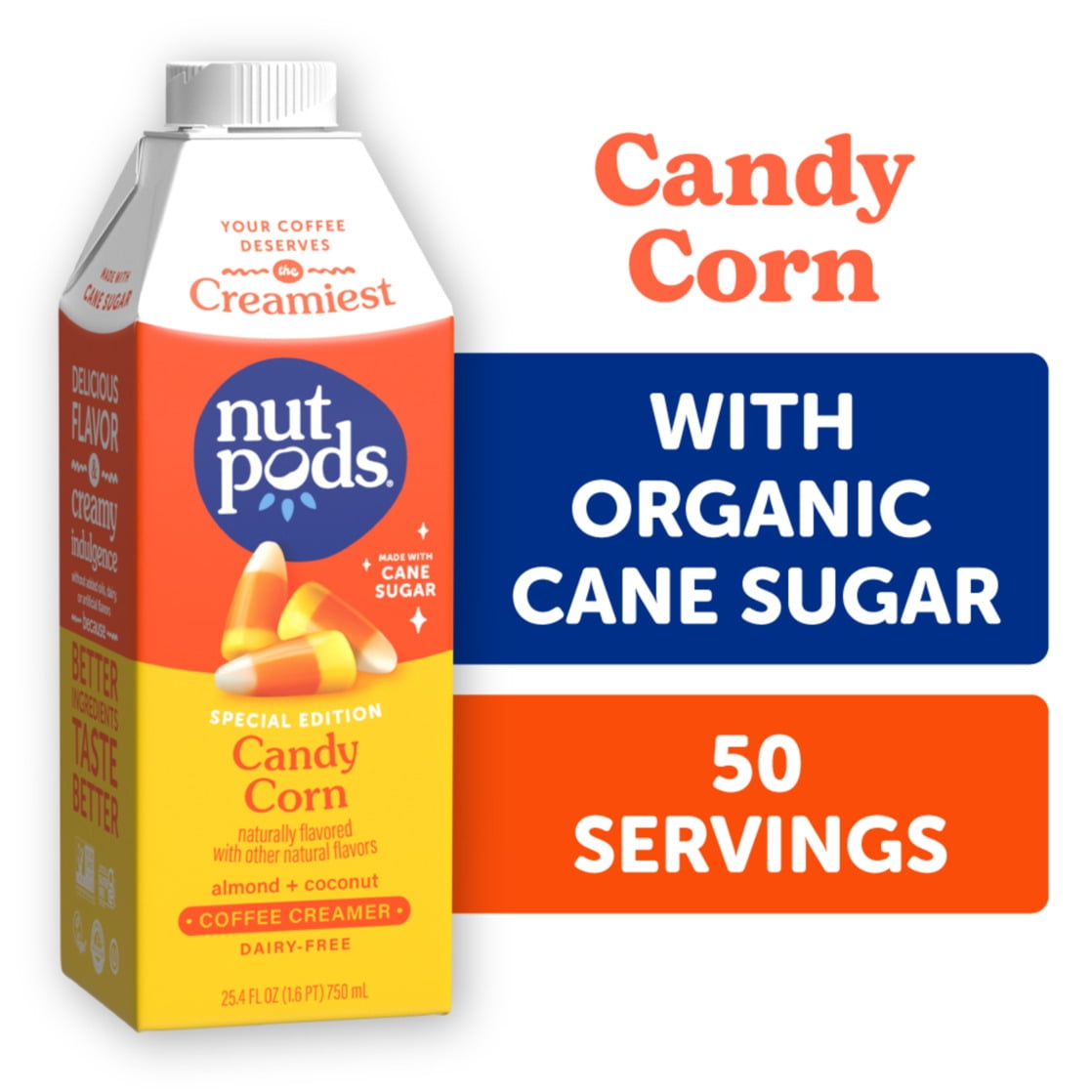 nutpods® Non Dairy Candy Corn Made with Almonds and Coconuts Coffee ...