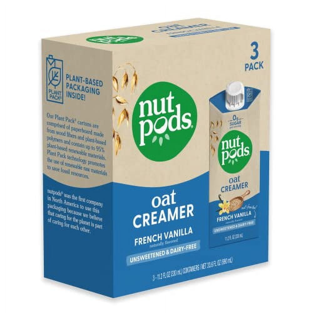 nutpods Oat French Vanilla Creamer - Unsweetened Oat Milk Creamer - Nut ...