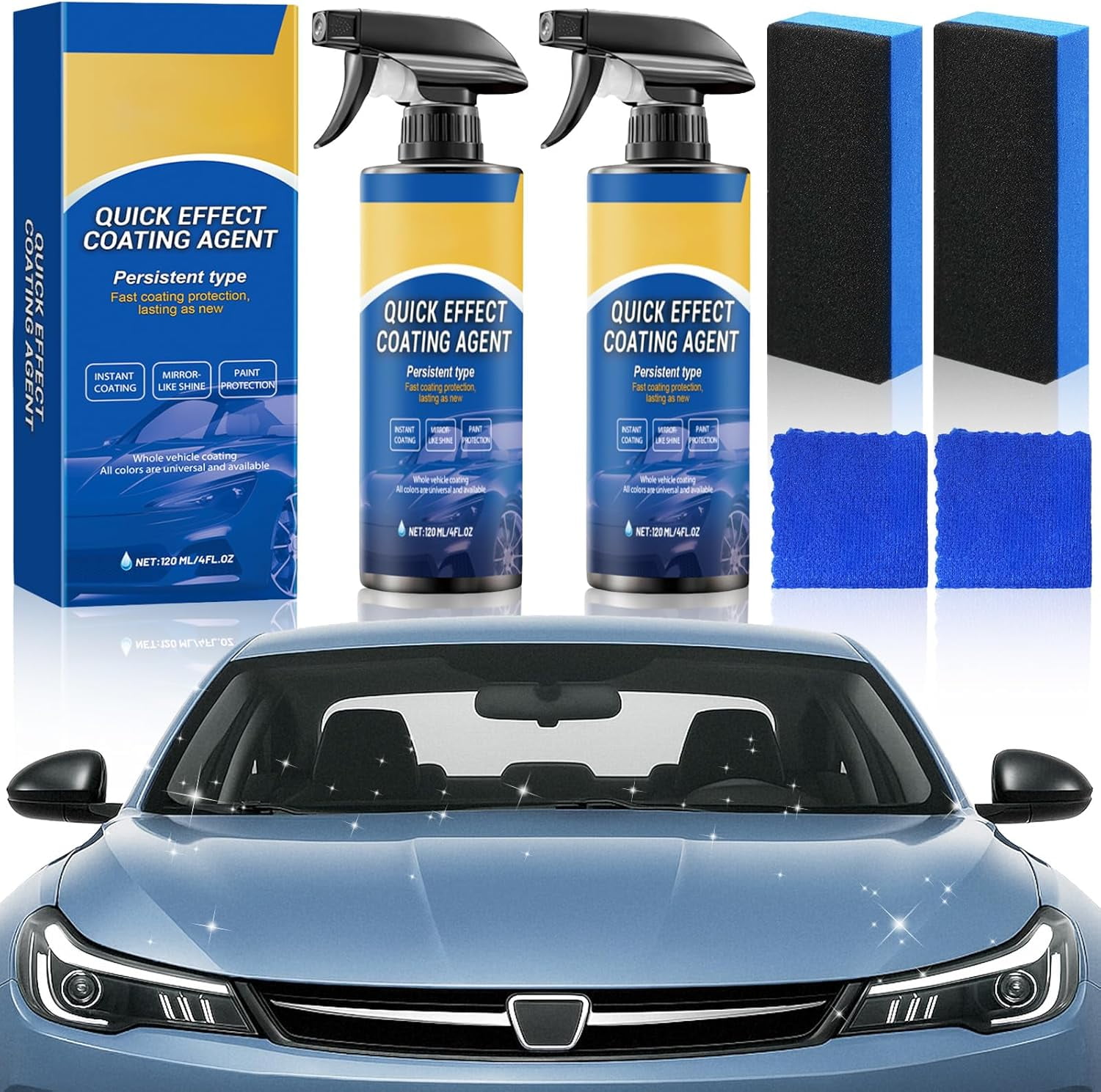 nuyezo Quick Effect Coating Agent for Car - Advanced 5-in-1 Spray, Car ...