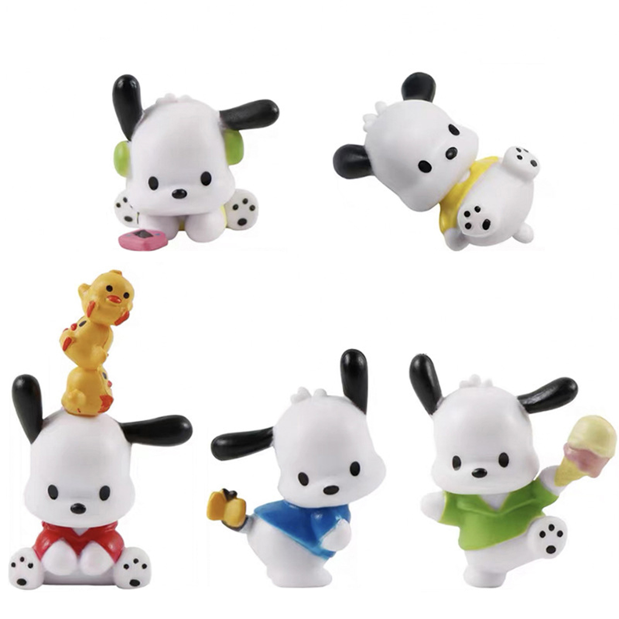 nvzhuang [Authorized] Sanrio Melody Toy Figure Cake Topper Cute Cartoon ...