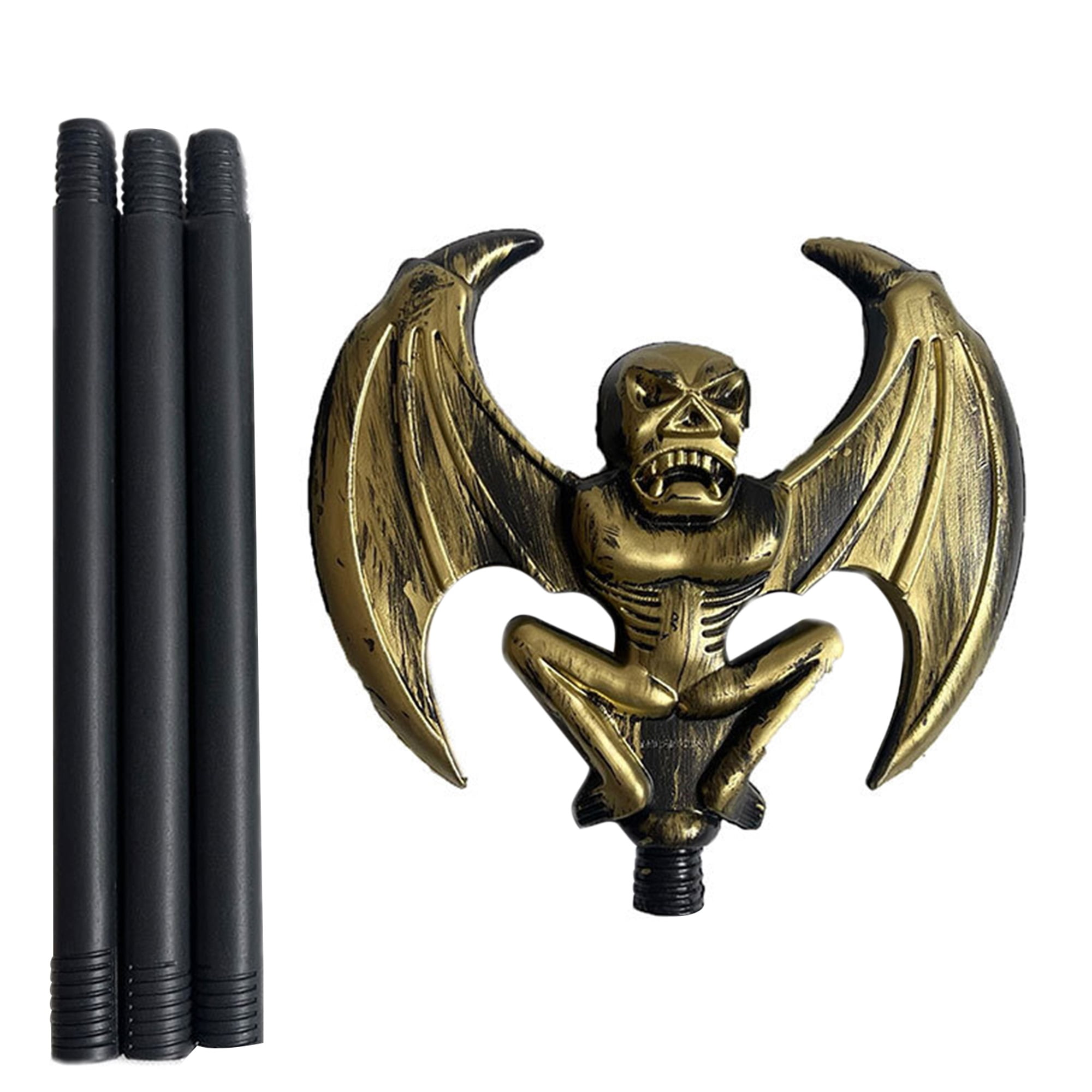 nvzhuang Halloween Decor Grim Scythe Halloween Cosplay Scythe Staff ...