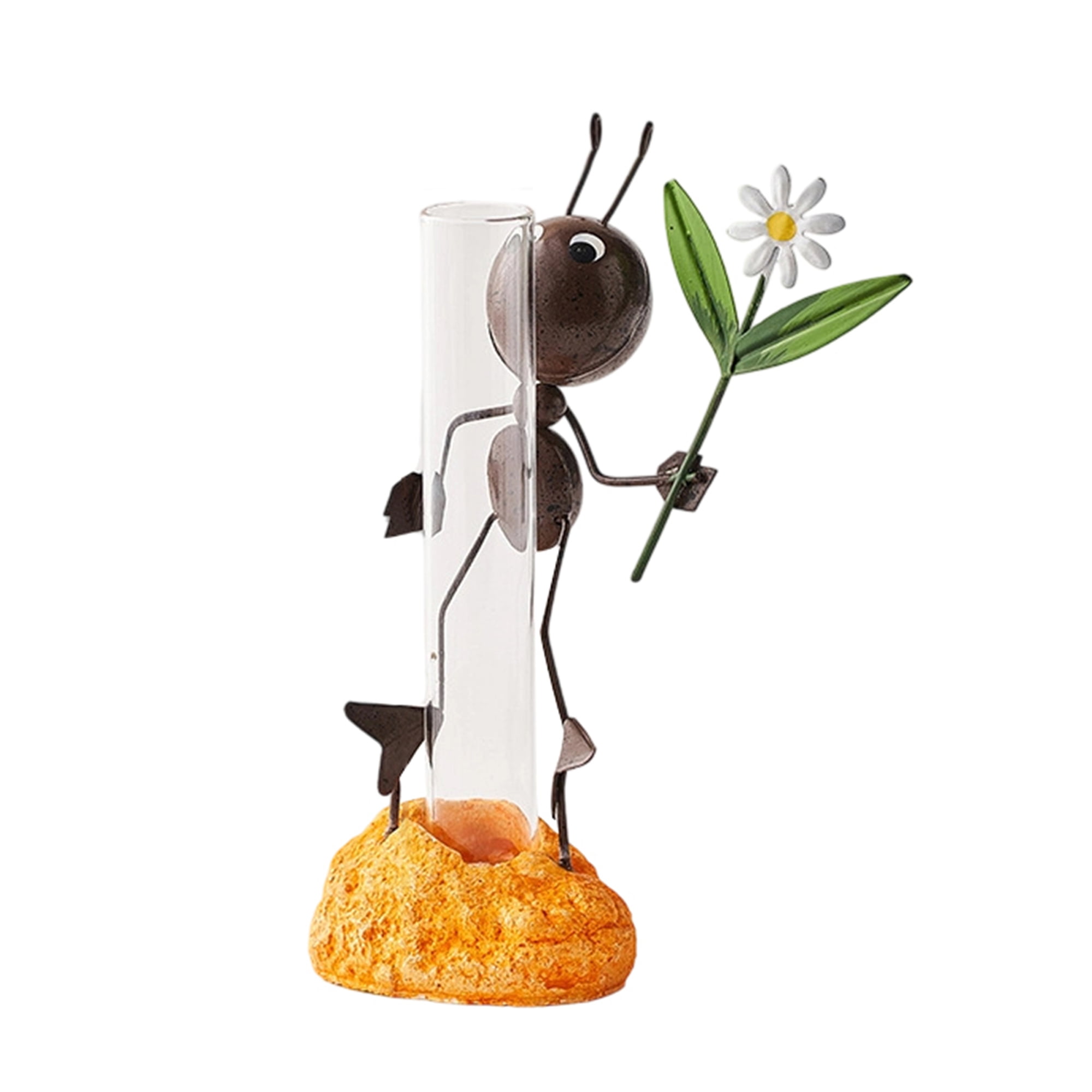 nvzhuang Plant Propagation Station Cute Ant Ladybug Statue Test Tube ...