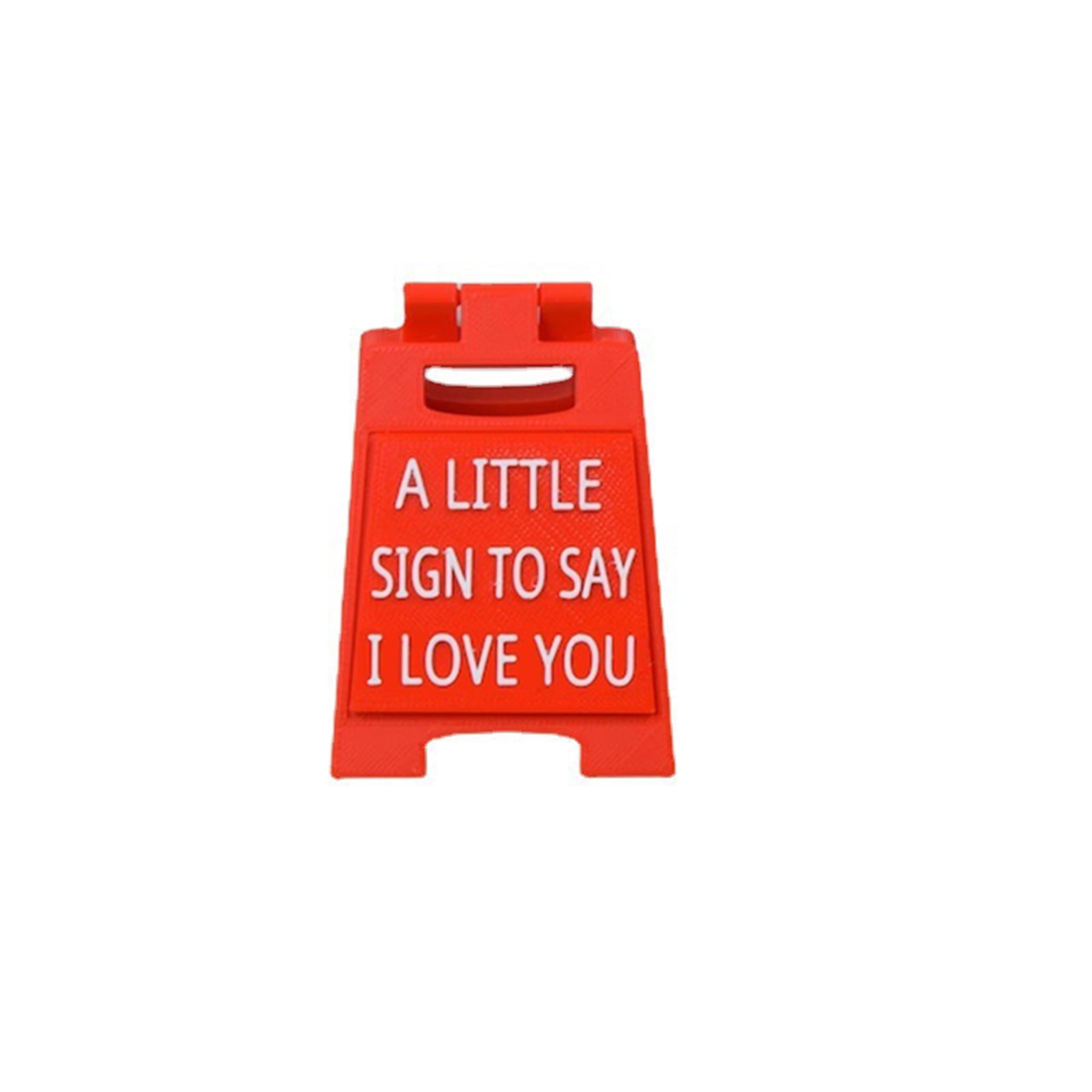 nvzhuang Valentine Table Decoration Signage Shape “A LITTLE SIGN TO SAY ...